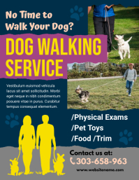 Dog Walkers Flyer Template | PosterMyWall