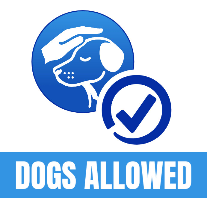 Dogs allowed signage dog friendly sign Template | PosterMyWall