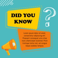 Did You Know Template | PosterMyWall