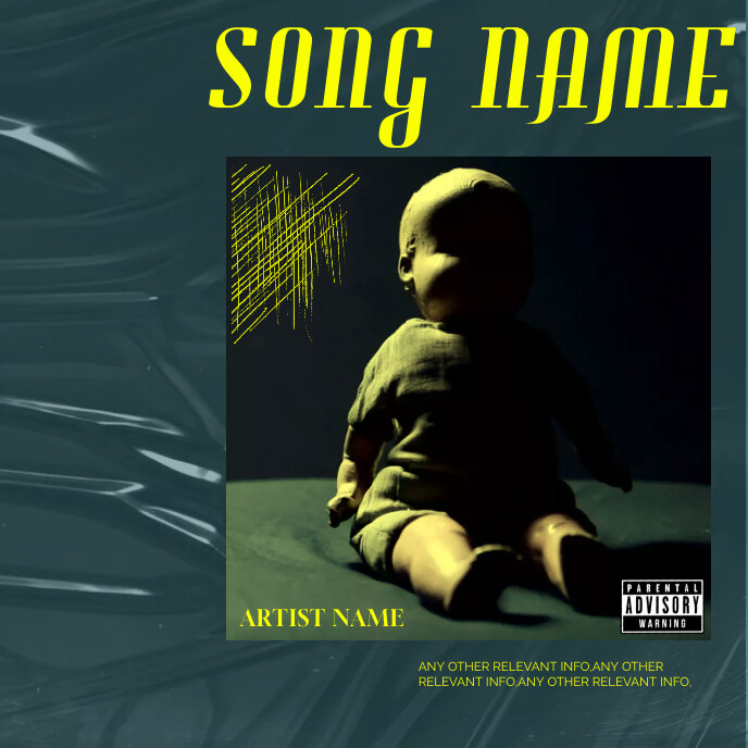 Plantilla de Doll album cover template | PosterMyWall