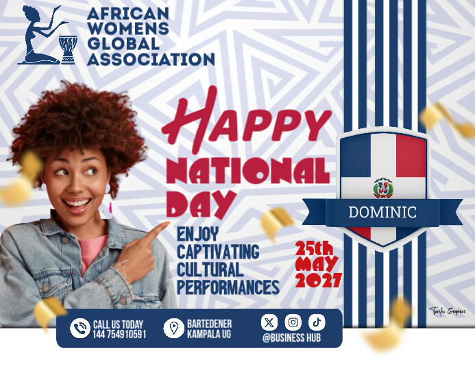 Plantilla de Dominic National Day poster | PosterMyWall