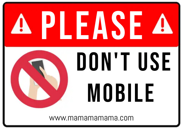 Don't Use Mobile Template | PosterMyWall