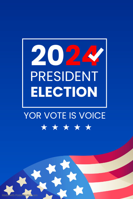Copy of Donald Trump For President Of USA Election 20 | PosterMyWall