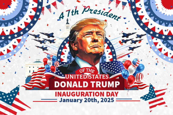 Donald Trump Inauguration Poster Thousands Protest In Washington DC