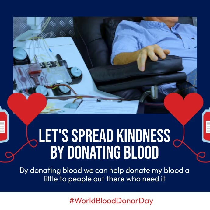 Donate Blood Ads Template | PosterMyWall