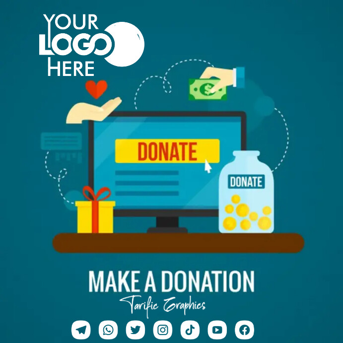 donate Template | PosterMyWall