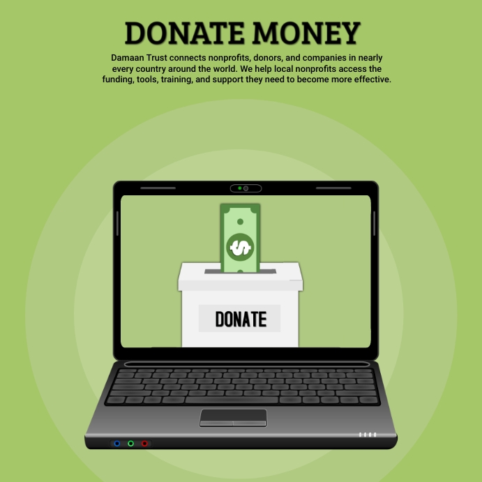 Donate Money Template | PosterMyWall
