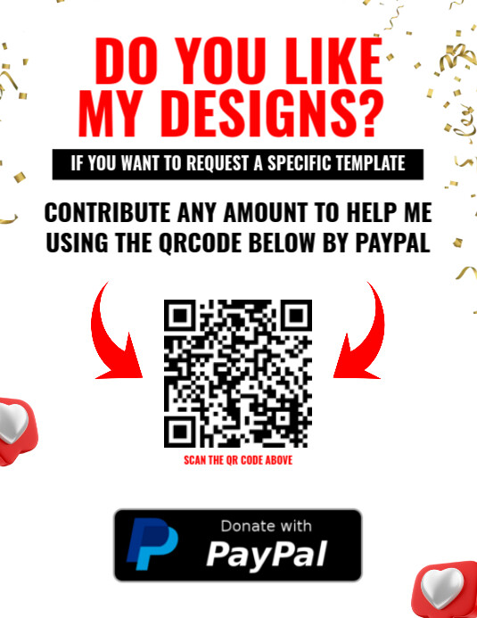 Donate Paypal flyer Template | PosterMyWall