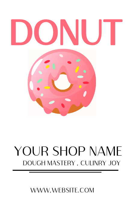 donuts Template | PosterMyWall