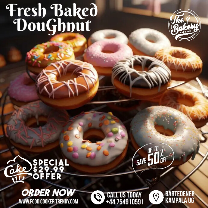 donuts Template | PosterMyWall