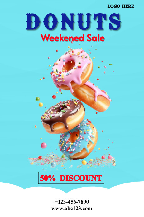 Donuts Template | PosterMyWall