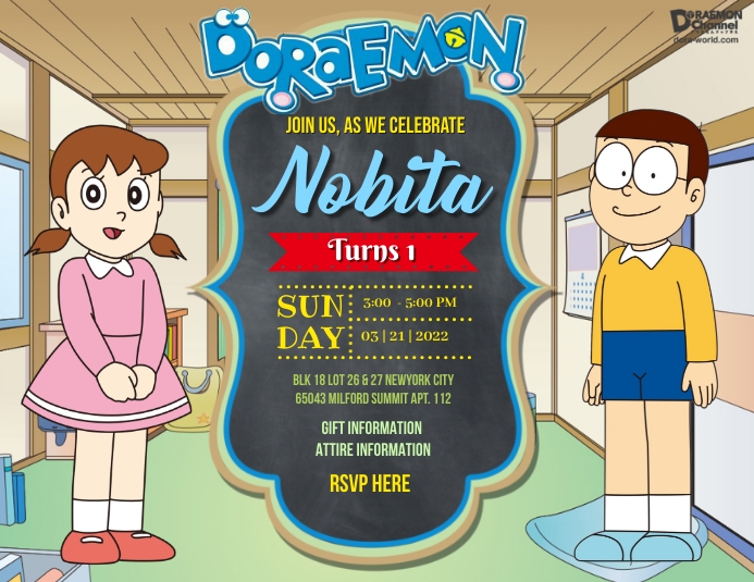 Copy of Doraemon | PosterMyWall