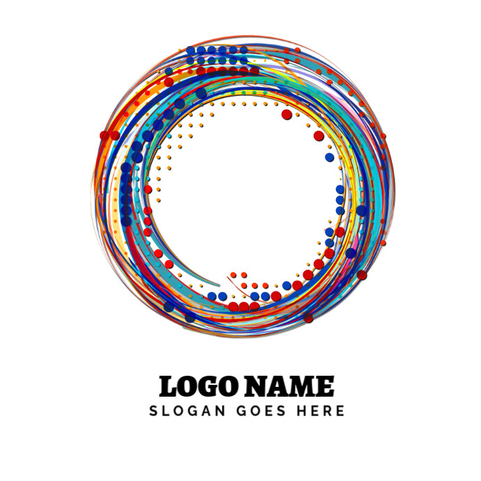Dotted Circle Logo Template | PosterMyWall
