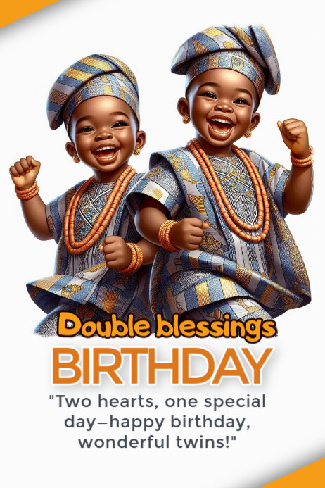 double blessings Template | PosterMyWall