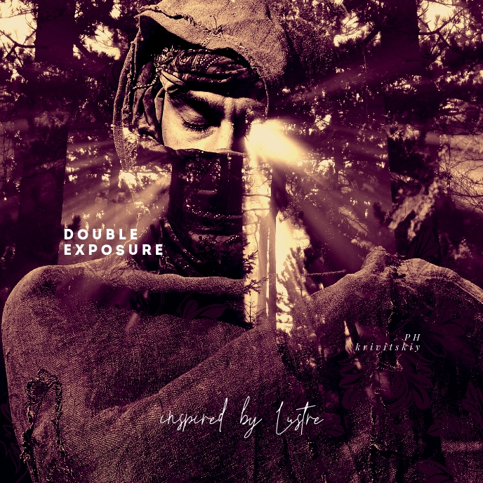 Double Exposure CD Cover Art Template | PosterMyWall