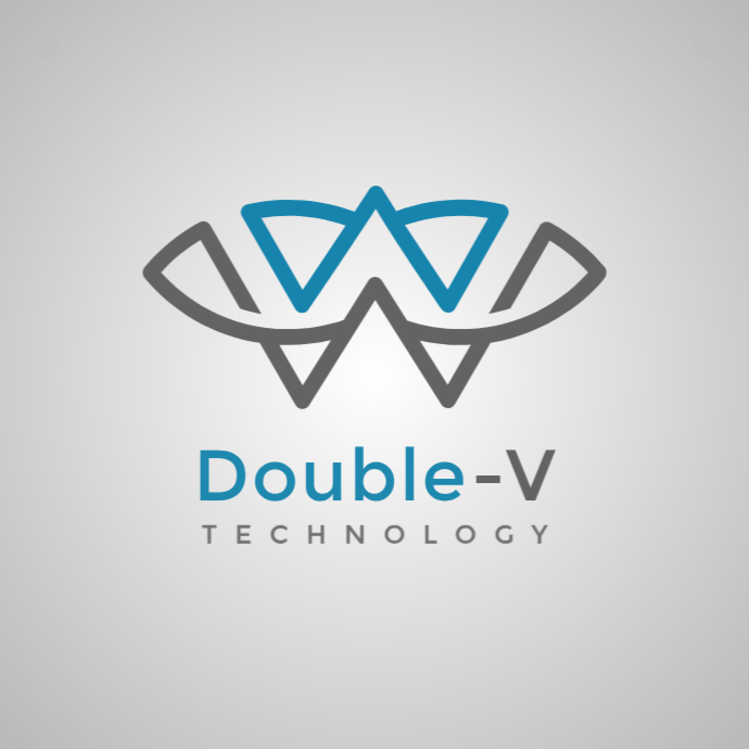 Double - V Technology Template | PosterMyWall