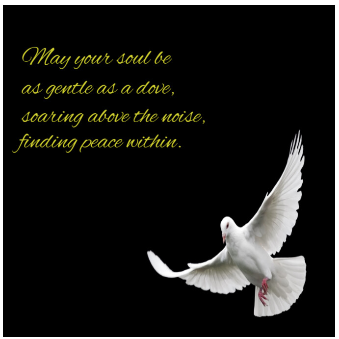 Dove Inspirational Quote Template | PosterMyWall