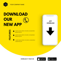 Download app flyer Template | PosterMyWall