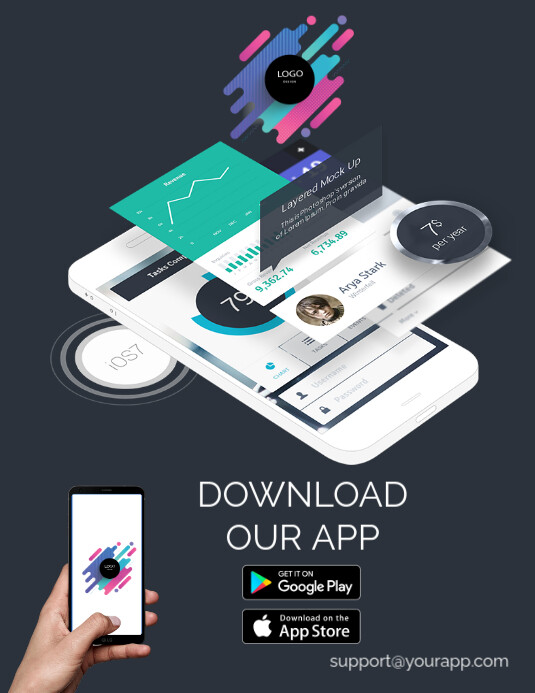 download our app Template | PosterMyWall