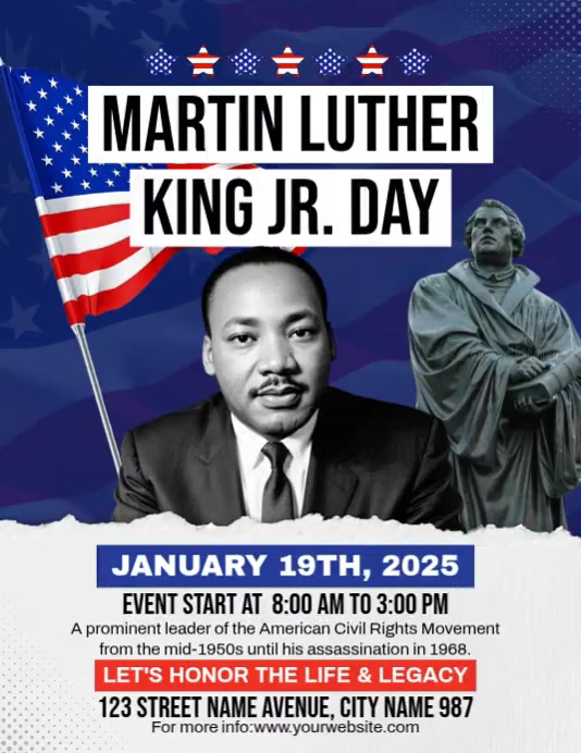 Plantilla de Dr. Martin Luther Day | PosterMyWall