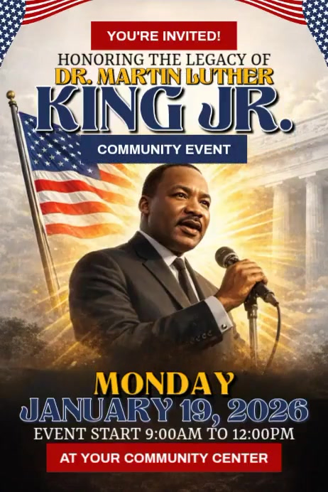 Dr. Martin Luther Day Template | PosterMyWall