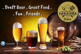 draft beer BAR Template | PosterMyWall