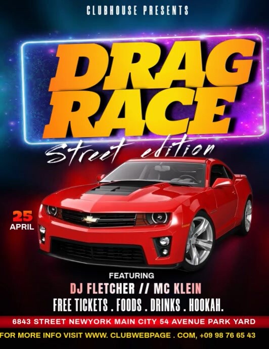 drag race Template | PosterMyWall