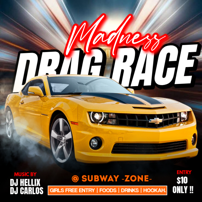 drag race night posters Template | PosterMyWall