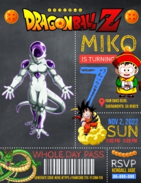 Dragon Ball Template | PosterMyWall