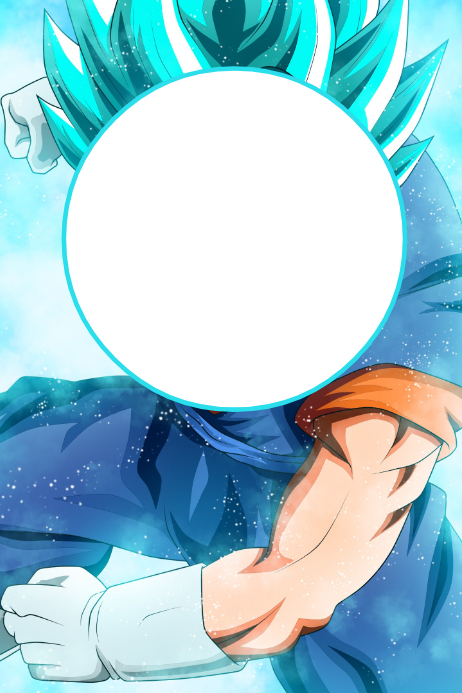 Dragon Ball Z Party Prop Frame | PosterMyWall