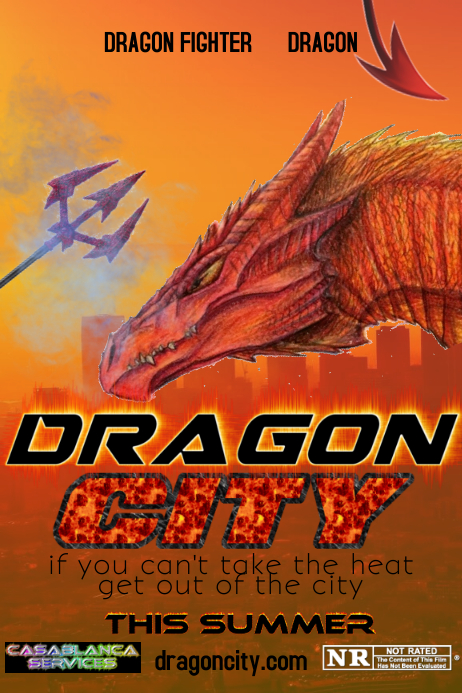 DRAGON CITY Template | PosterMyWall