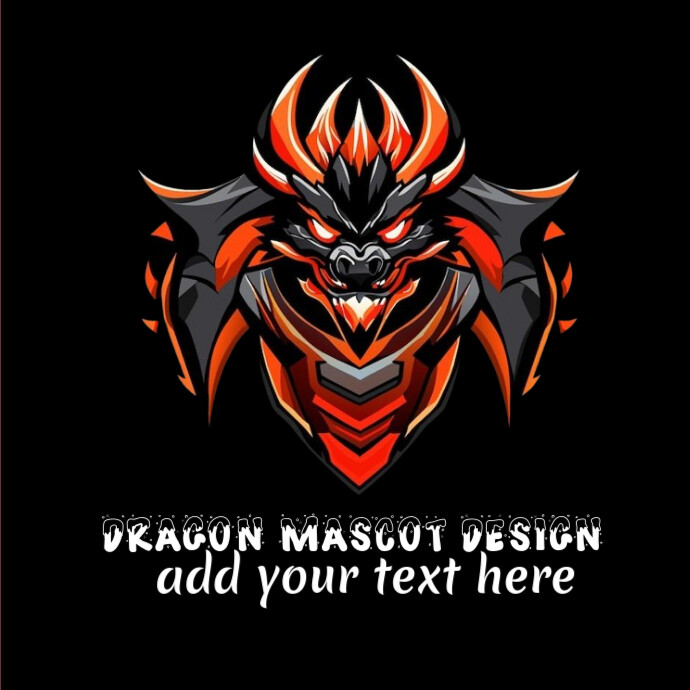 Dragon Mascot Design Template | PosterMyWall