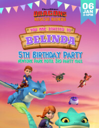 Dragons Rescue Riders Template | PosterMyWall