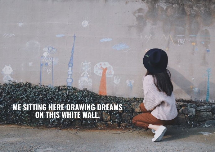 DRAWING DREAMS QUOTE TEMPLATE | PosterMyWall