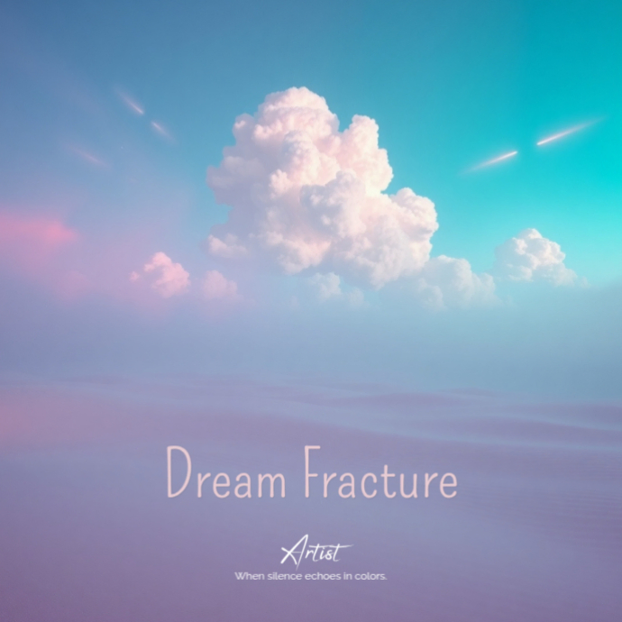 Dream Fracture – Surreal Ambient Music Album Cover Template for ...