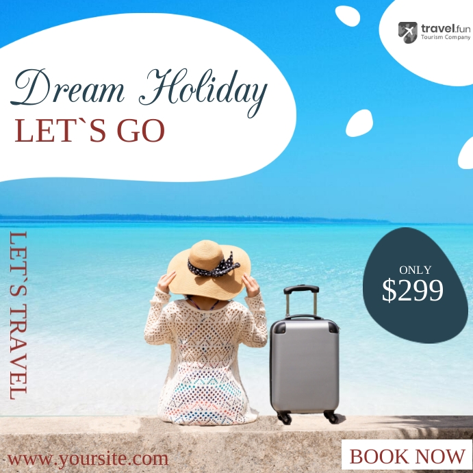 Dream Holiday Template | PosterMyWall