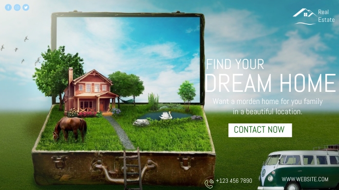 Copy of Dream home ad | PosterMyWall