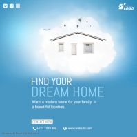 Dream Home Ad Template | PosterMyWall