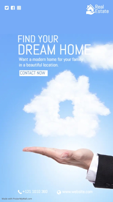 Copy of Dream Home Ad | PosterMyWall