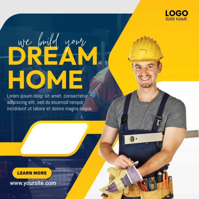 Dream Home ads Template | PosterMyWall