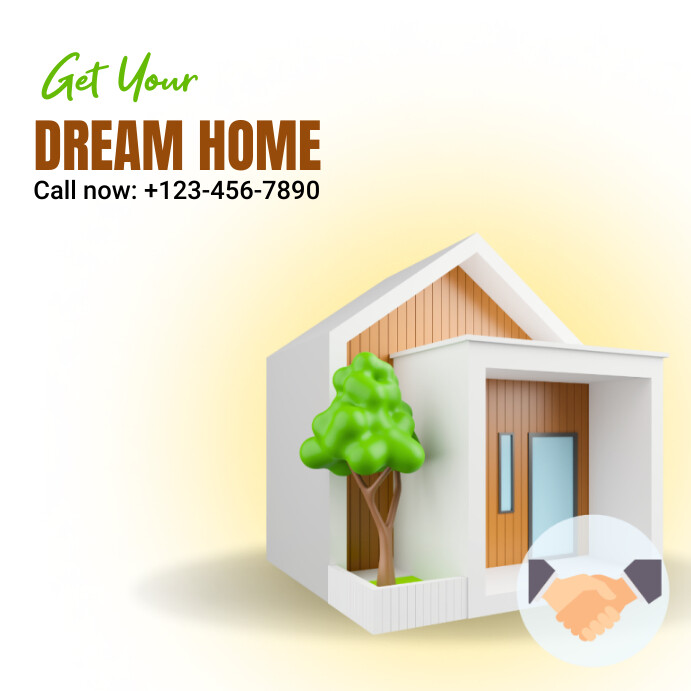 Dream home Template | PosterMyWall