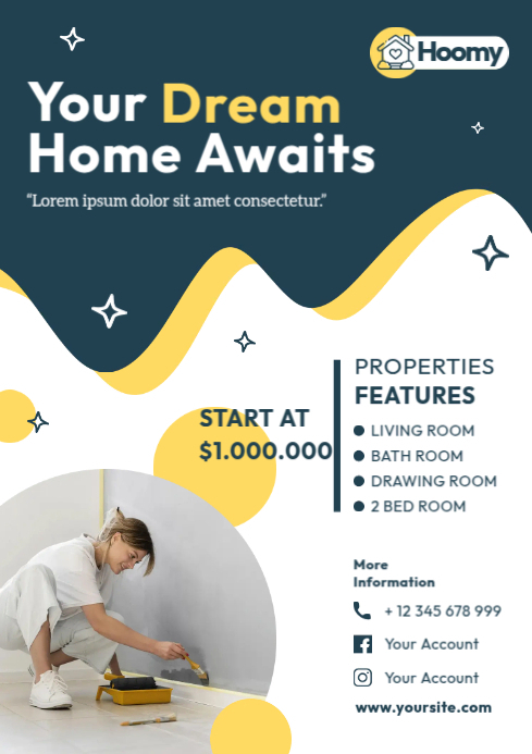 Copy of Dream Home Flyer | PosterMyWall