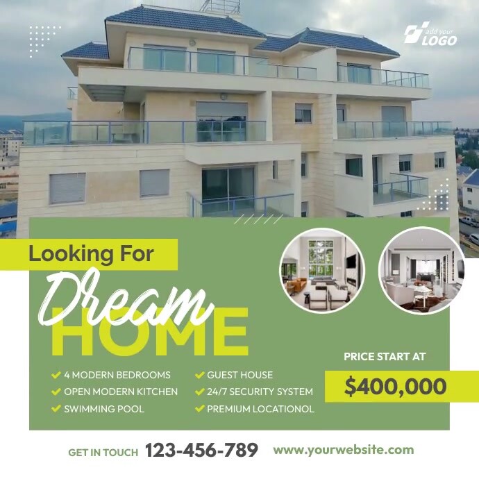 Copy of Dream Home video Template | PosterMyWall