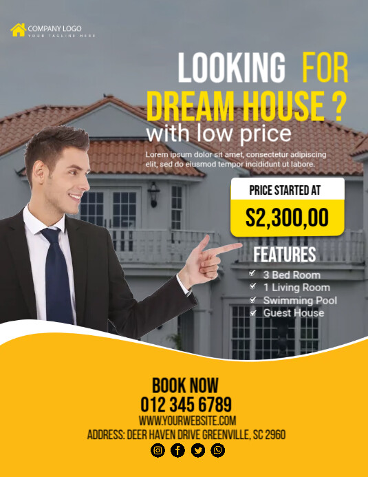 Dream House Design ad Template | PosterMyWall