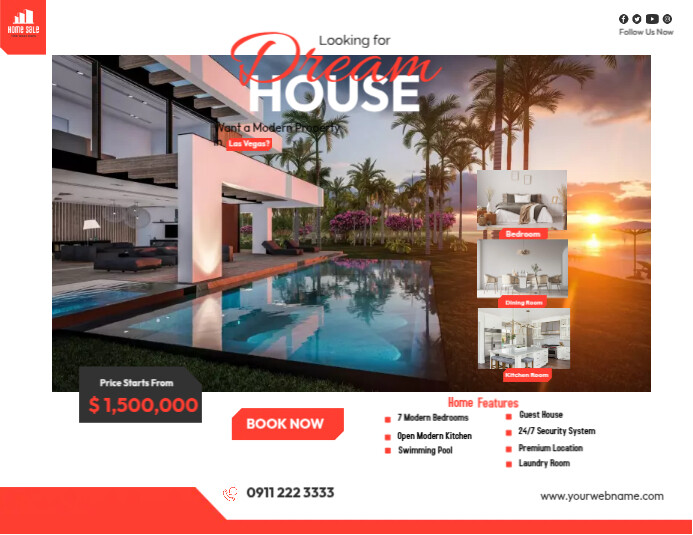 Dream House Flyer Offer Template | PosterMyWall
