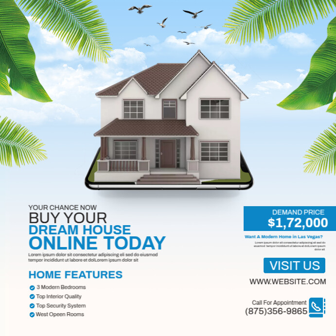 Dream House Offer Template | PosterMyWall