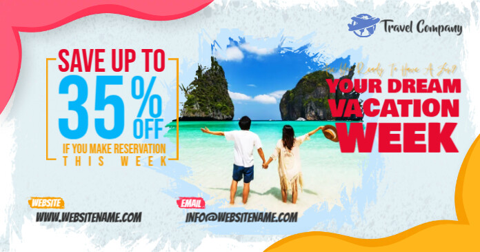 Dream Vacation Ads Template | PosterMyWall