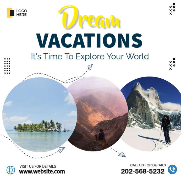 Dream Vacation Template | PosterMyWall