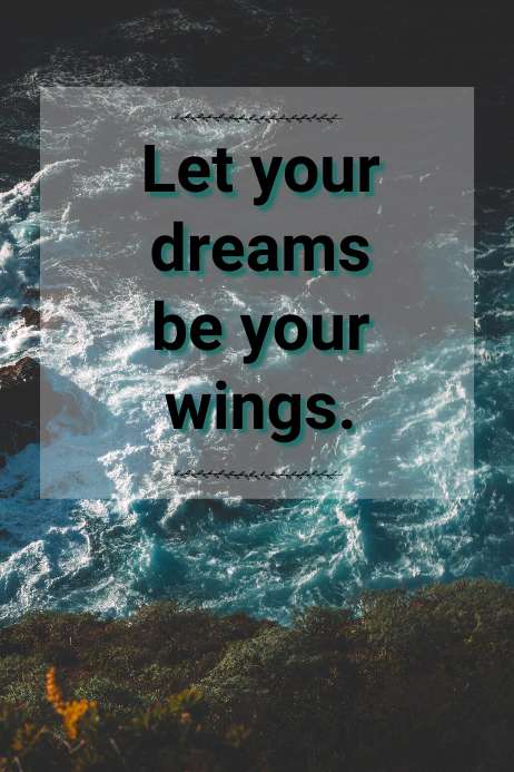 dreams quote Template | PosterMyWall