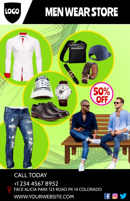 dress and design store flyer template | PosterMyWall